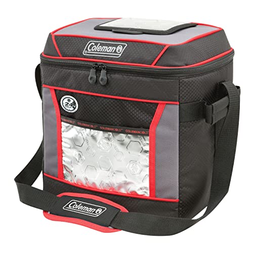 Coleman Soft Cooler Bag | Keeps Ice Up to 24 Hours | 30-Can Cooler with Adjustable Shoulder Straps | Great for Picnics, BBQs, Camping, Tailgating & Outdoor Activities