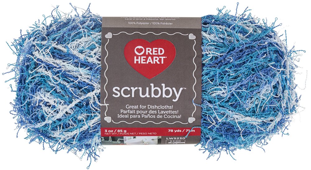 RED HEART Scrubby Yarn, Waves