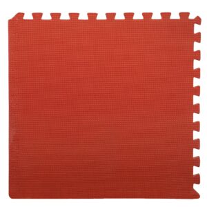 4-Pack of Interlocking EVA Foam Floor Tiles with Border Pieces - Great for Use as a Play Mat or Home Exercise Flooring by Stalwart