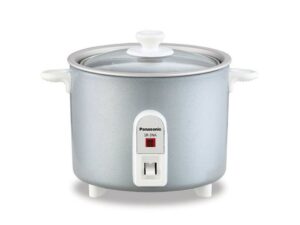 panasonic rice cooker, steamer & multi-cooker, 3-cups (cooked), 1.5-cups (uncooked), sr-3nal – silver