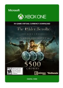 the elder scrolls online tamriel unlimited edition 5,500 crowns - xbox one digital code