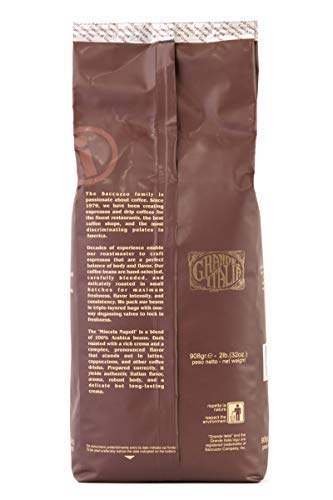 Grande Italia Espresso; Small Batch Artisan Roasted Miscela Napoli, 2 Lbs. bag