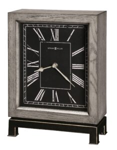 howard miller merrick mantel clock 635-189 – warm gray with quartz movement