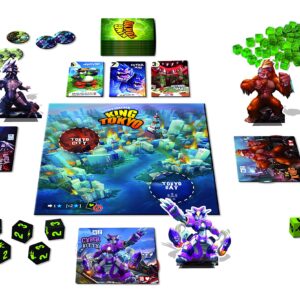 IELLO: King of Tokyo, New Edition, Strategy Board Game, Space Penguin Included in the Box, For 2 to 6 Players, 30 Minute Play Time, For Ages 8 and Up