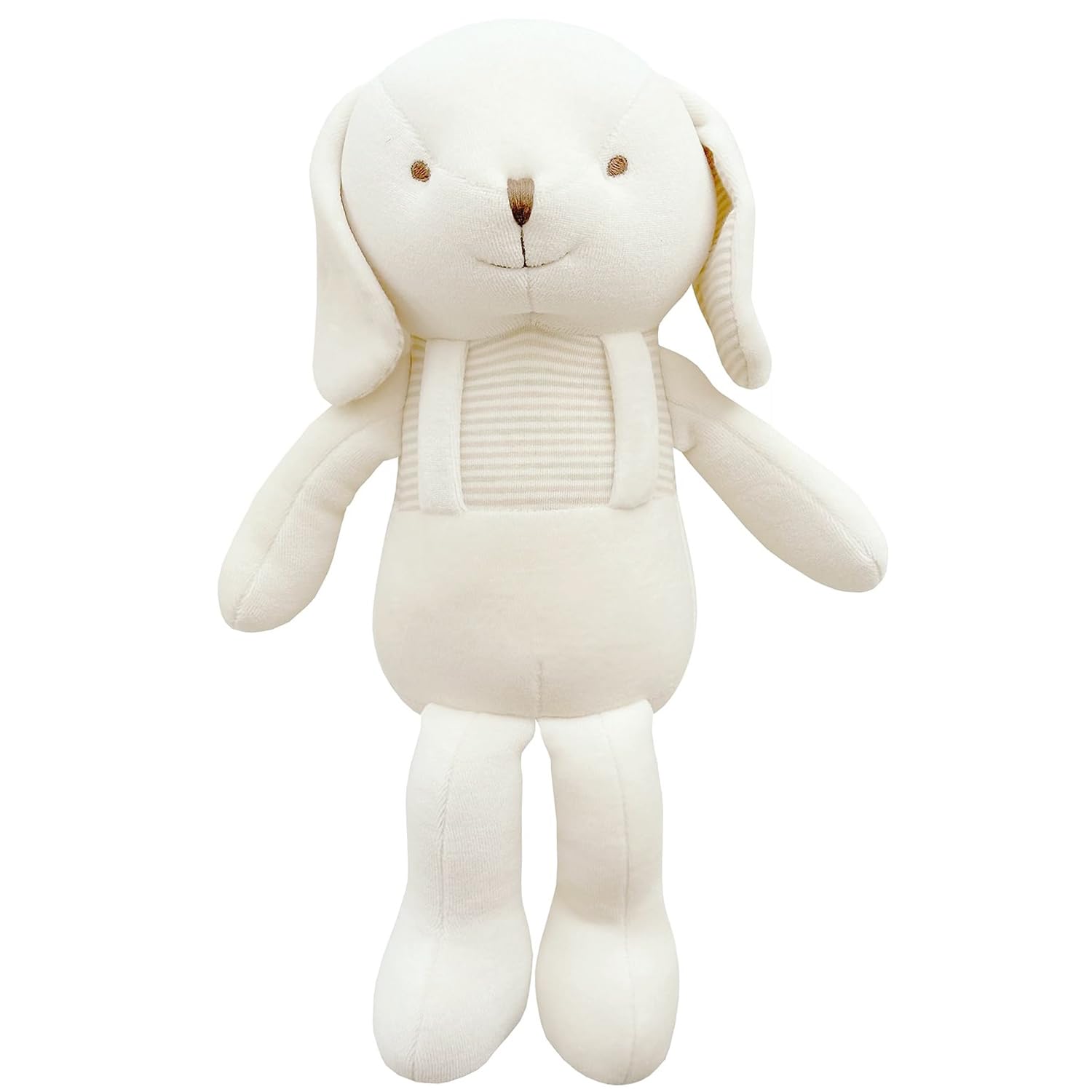 Super Soft Organic Cotton Baby First Friend (Hello! Puppy) Attachment Doll for Baby, Pillow Buddy, Plush Animal Toys, Organic Toys, Stuffed Animal Puppy 12.5 inches, Perfect