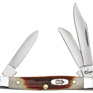 Case WR XX Pocket Knife Red Stag Small Stockman Item #9449 - (R5333 SS) - Length Closed: 2 5/8 Inches