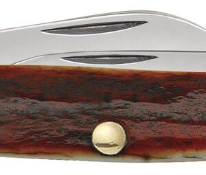 Case WR XX Pocket Knife Red Stag Small Stockman Item #9449 - (R5333 SS) - Length Closed: 2 5/8 Inches