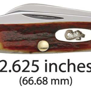 Case WR XX Pocket Knife Red Stag Small Stockman Item #9449 - (R5333 SS) - Length Closed: 2 5/8 Inches