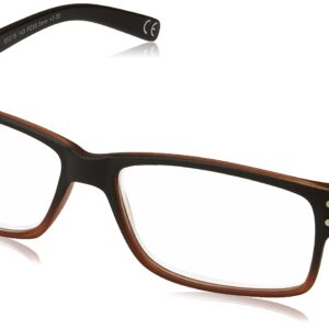 Foster Grant Thomson Reading Glasses, Brown/Transparent, 59 mm