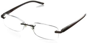 foster grant rick reading glasses, brown/transparent, 59 mm