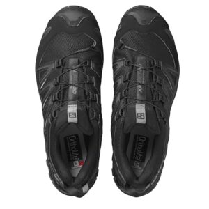 salomon men's xa pro 3d gore-tex trail running shoes for men, black / black / magnet, 11.5