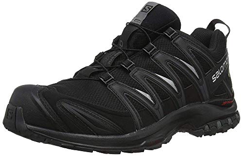 Salomon Men's XA PRO 3D GORE-TEX Trail Running Shoes for Men, Black / Black / Magnet, 11.5