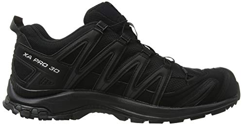 Salomon Men's XA PRO 3D GORE-TEX Trail Running Shoes for Men, Black / Black / Magnet, 11.5