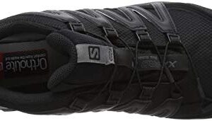 Salomon Men's XA PRO 3D GORE-TEX Trail Running Shoes for Men, Black / Black / Magnet, 11.5