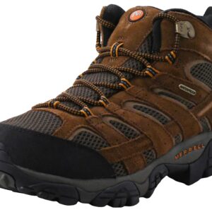 Merrell Men's Moab 2 MID Waterproof Hiking Boot, Earth, 9