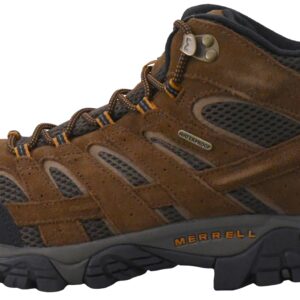 Merrell Men's Moab 2 MID Waterproof Hiking Boot, Earth, 9