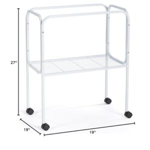 Prevue Pet Products 447 Bird Cage Stand for 26" x 14" Base Flight Cages, White