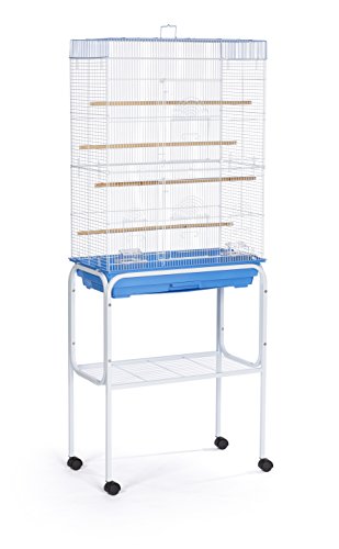 Prevue Pet Products 447 Bird Cage Stand for 26" x 14" Base Flight Cages, White