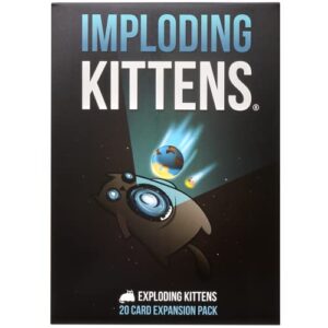 imploding kittens expansion set - easy family-friendly party games - card games for adults, teens & kids - 20 card add-on