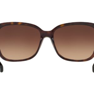 Coach HC8179 Sunglasses, Dark Tortoise/Brown Gradient, 58 mm