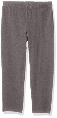 Hanes Women's Stretch Jersey Capri, Charcoal Heather, Large