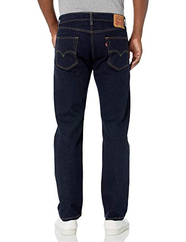 Levi's Men's 505 Regular Fit Jeans (Also Available in Big & Tall), Rinse-Stretch, 33W x 32L