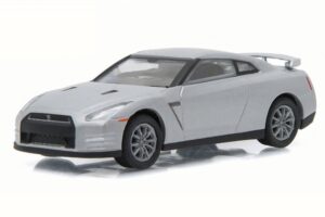 nissan 2011 gt-r r35 silver 1/64 by greenlight 96160 e