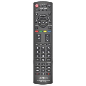 gvirtue universal remote control compatible replacement for panasonic tv/ viera link/ hdtv/ 3d/ lcd/ led, n2qayb000485 n2qayb000100 n2qayb000221 n2qayb00048