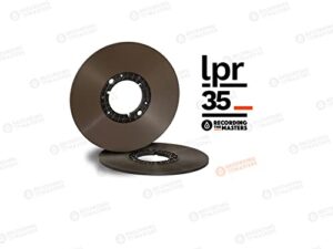 new rtm pyral basf lpr35 1/4" 3600' 1100m 10.5" pancake eco reel tape nab rmg/emtec studio mastering r34530