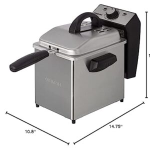 Cuisinart CDF-130 Deep Fryer, 2 Quart, Stainless Steel