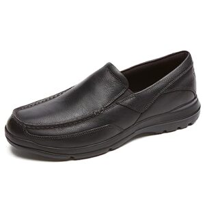 rockport men's junction point slip-on, black, 9.5 wide