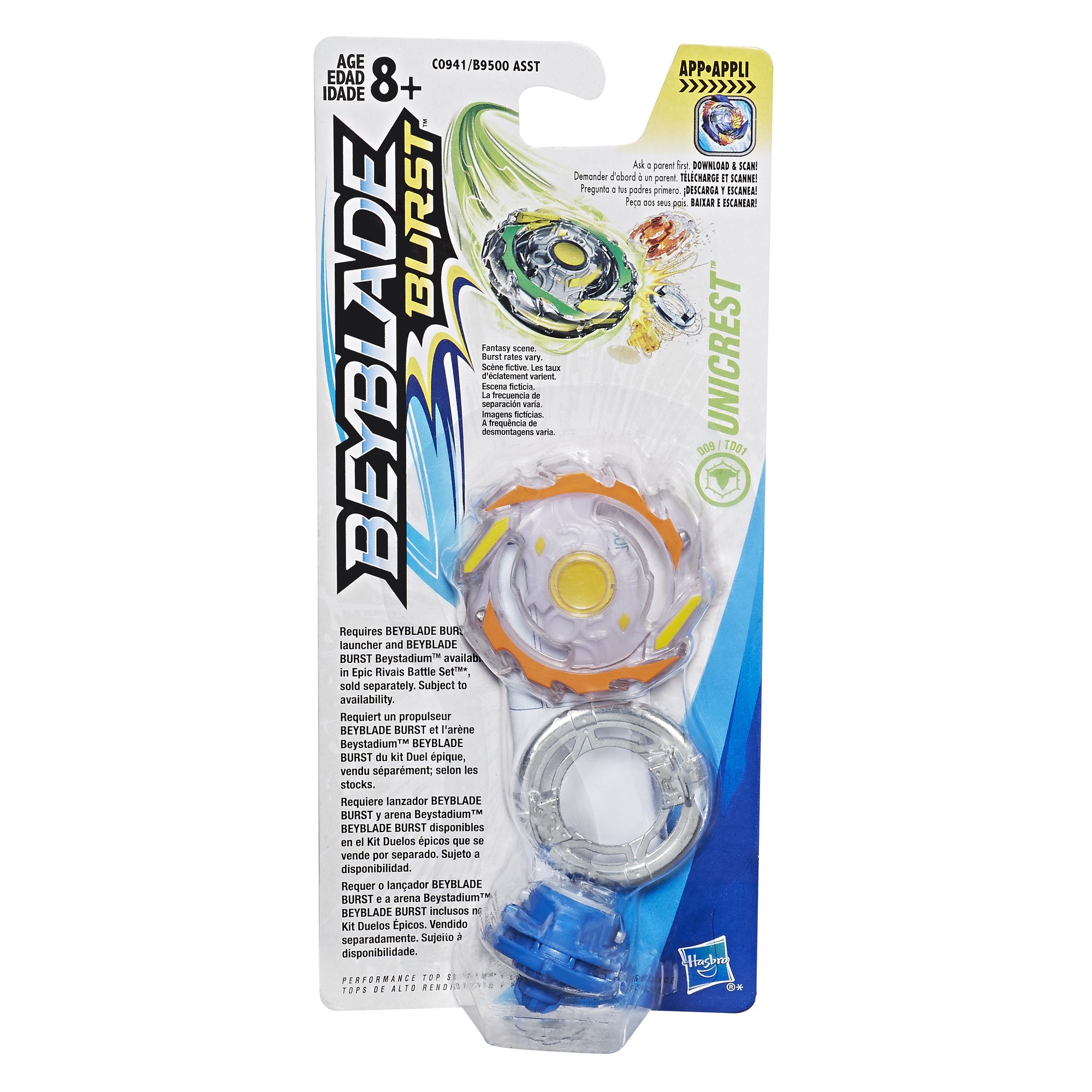 Beyblade Burst Single Top Packs Unicrest U1