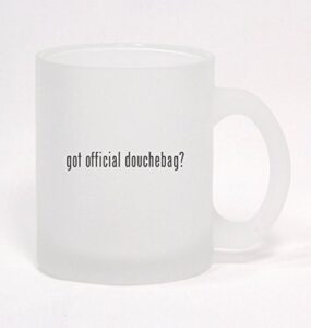 los drinkware hermanos got official douchebag? - frosted glass coffee mug 10oz