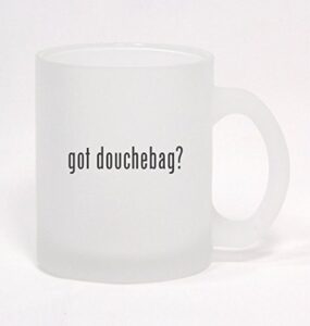 los drinkware hermanos got douchebag? - frosted glass coffee mug 10oz