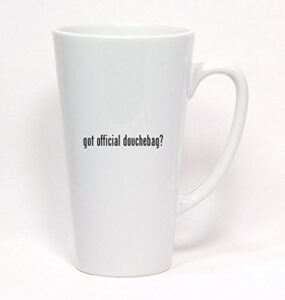 los drinkware hermanos got official douchebag? - ceramic latte mug 17oz