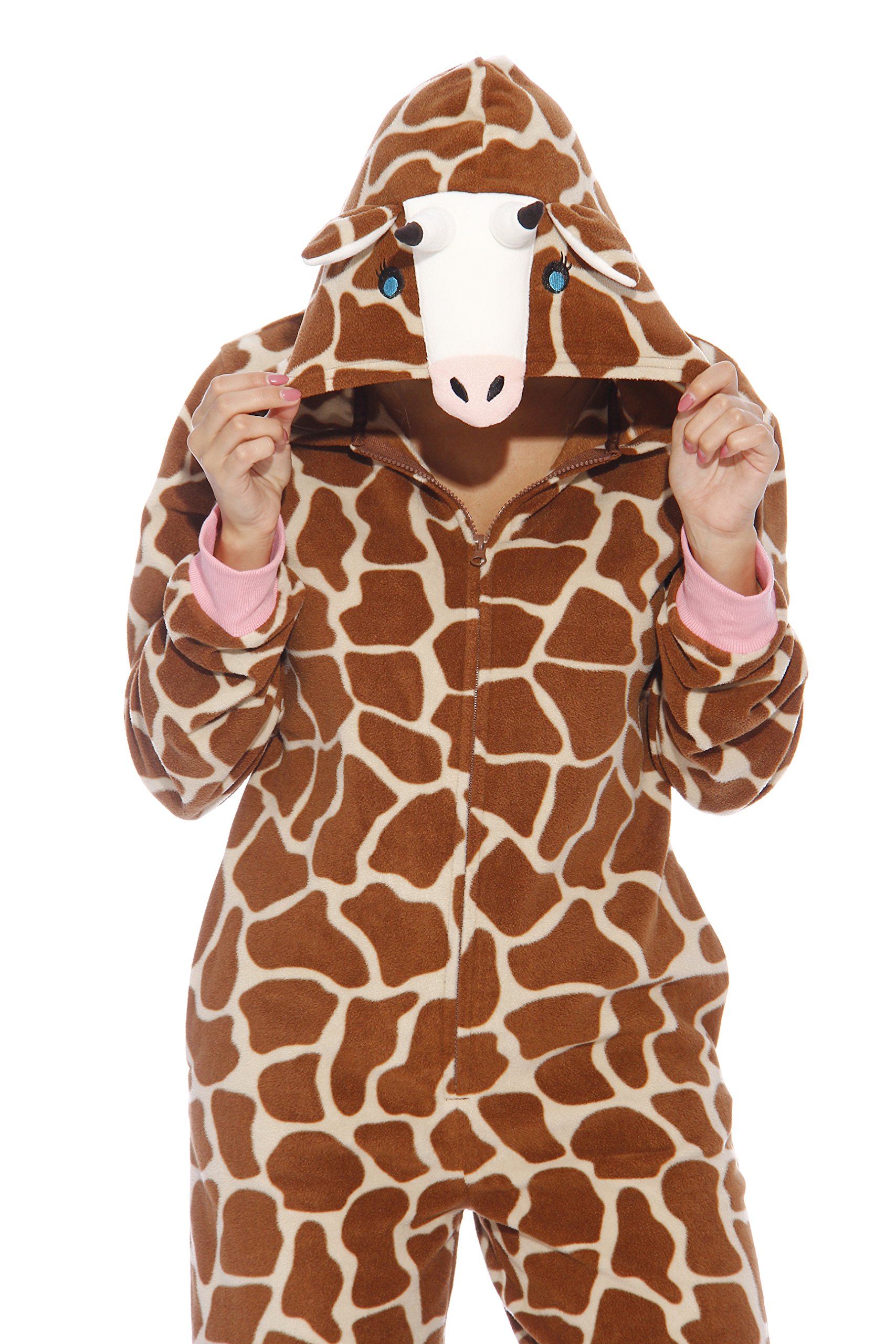 Just Love L6401-XXL-Giraffe #FollowMe Adult Onesie Pajamas