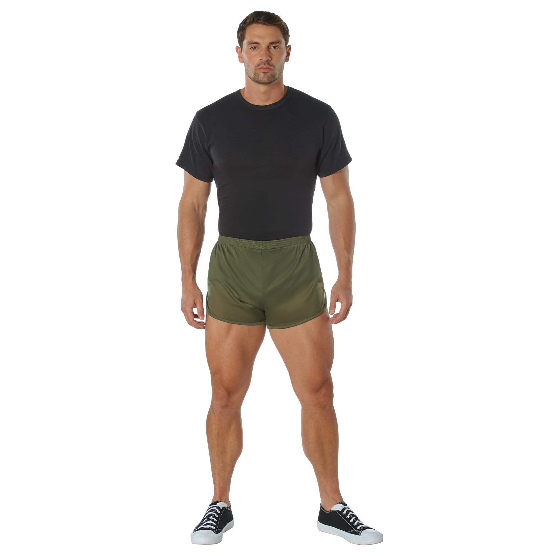 Rothco Ranger PT Shorts - Perfect for The Gym, Running, and More - Olive Drab - L