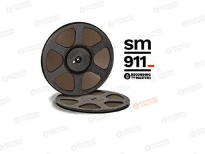 new rtm pyral basf sm911 1/4" 2500' 762m 10.5" plastic reel trident hinged box rmg/emtec studio mastering tape r34112