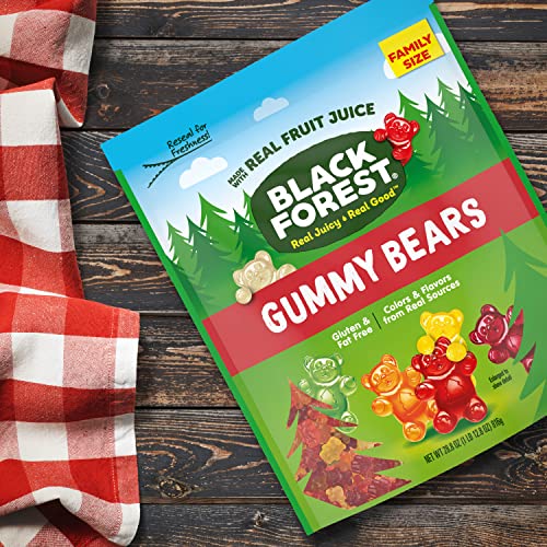 Black Forest Gummy Bears Candy, 28.8 Ounce Resealable Bag (Pack of 1)