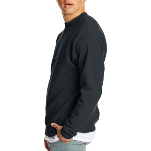 Hanes Men's EcoSmart Sweatshirt, Black, Medium