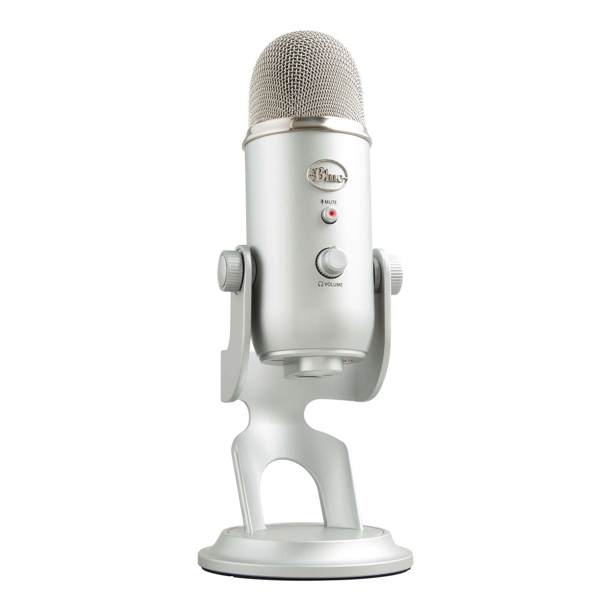 Blue Yeti USB Microphone, Silver (Renewed)