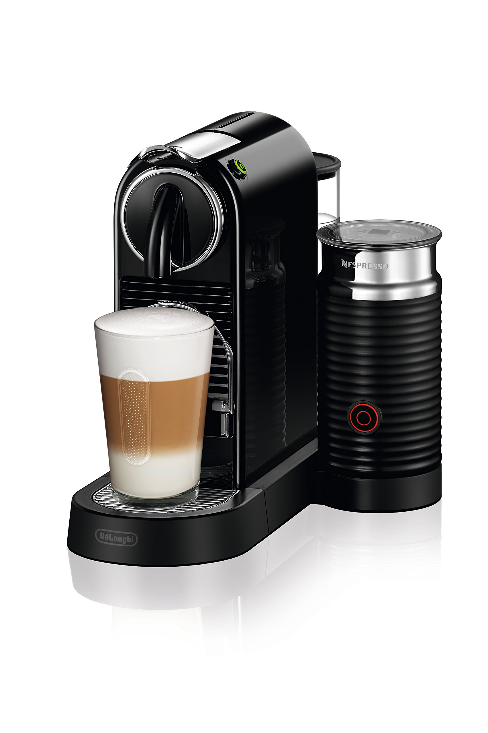 Nespresso CitiZ Coffee and Espresso Machine by De'Longhi with Milk Frother, Black, 9.3 x 14.6 x 10.9 inches