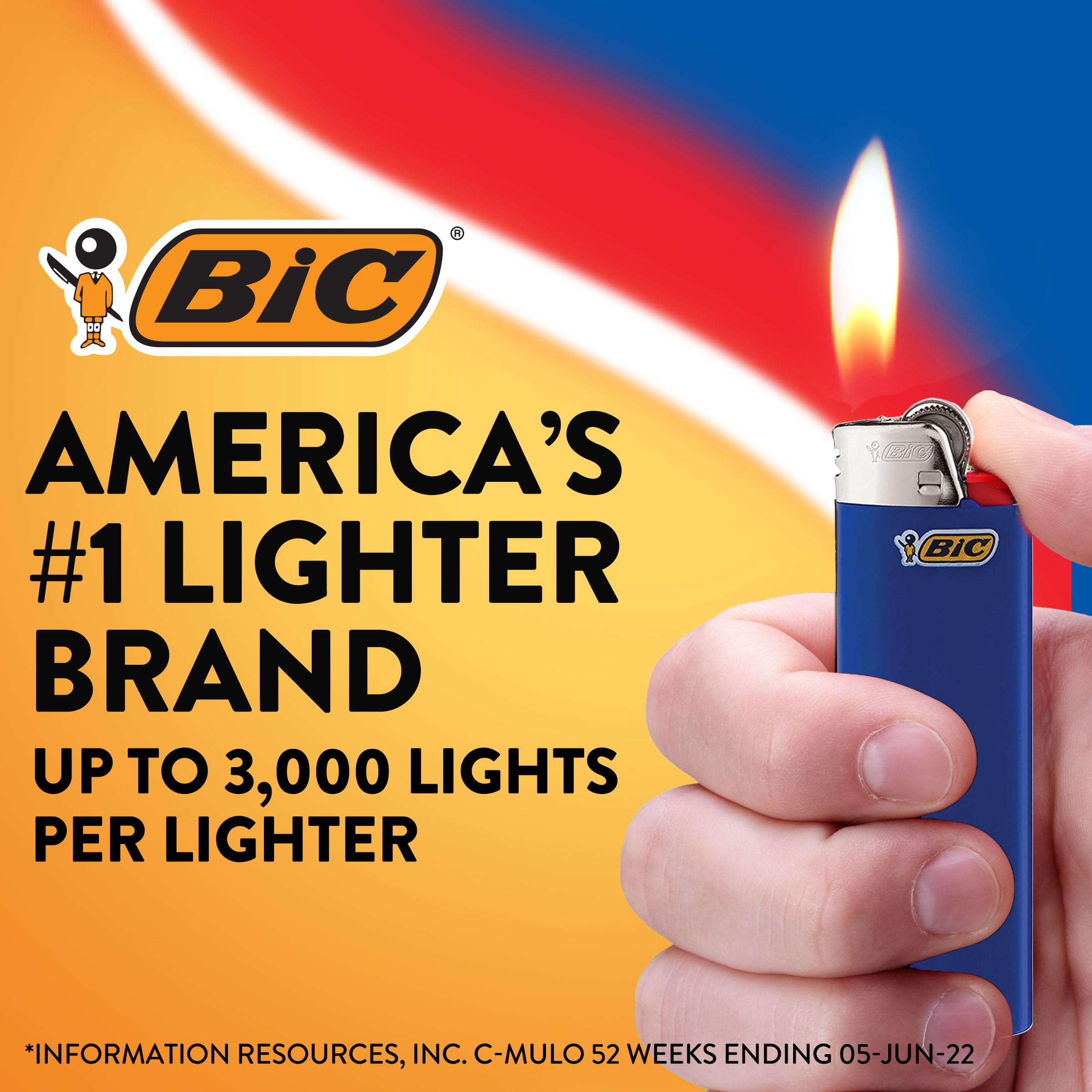 BIC Pocket Lighter, Special Edition Bohemian Collection, Assorted Unique Lighter Designs, 8 Count Pack of Lighters