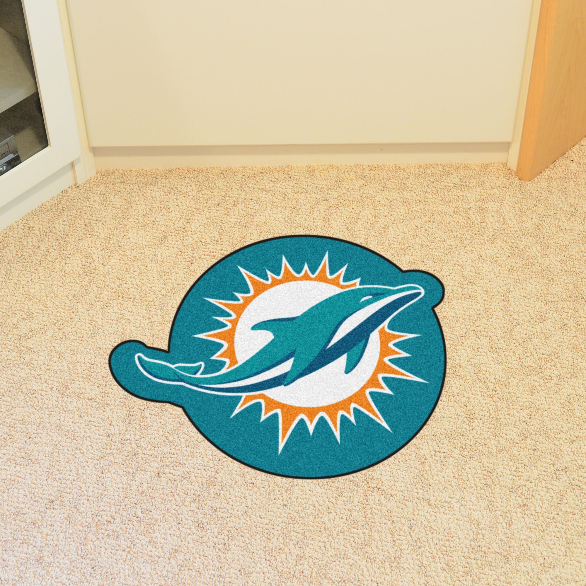 FANMATS NFL - Miami Dolphins Mascot Rug, 3' x 4'