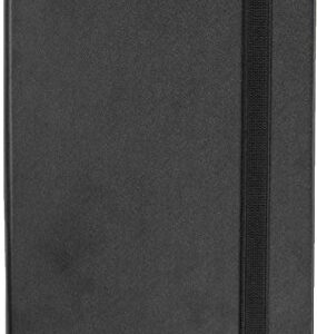 NOMATIC Notebook - Journal For Writing, Business, Office, And Sketchbook - 240 Ruled Pages - Hard Cover Notebook With Perforated Pages, Built-in Pen Holder, And Whiteboard Paper (Black)