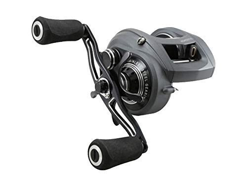 Okuma Komodo SS Large Capacity Low Profile Baitcaster, KDS-364P, 150 yds-20LB, Power Handle , Grey