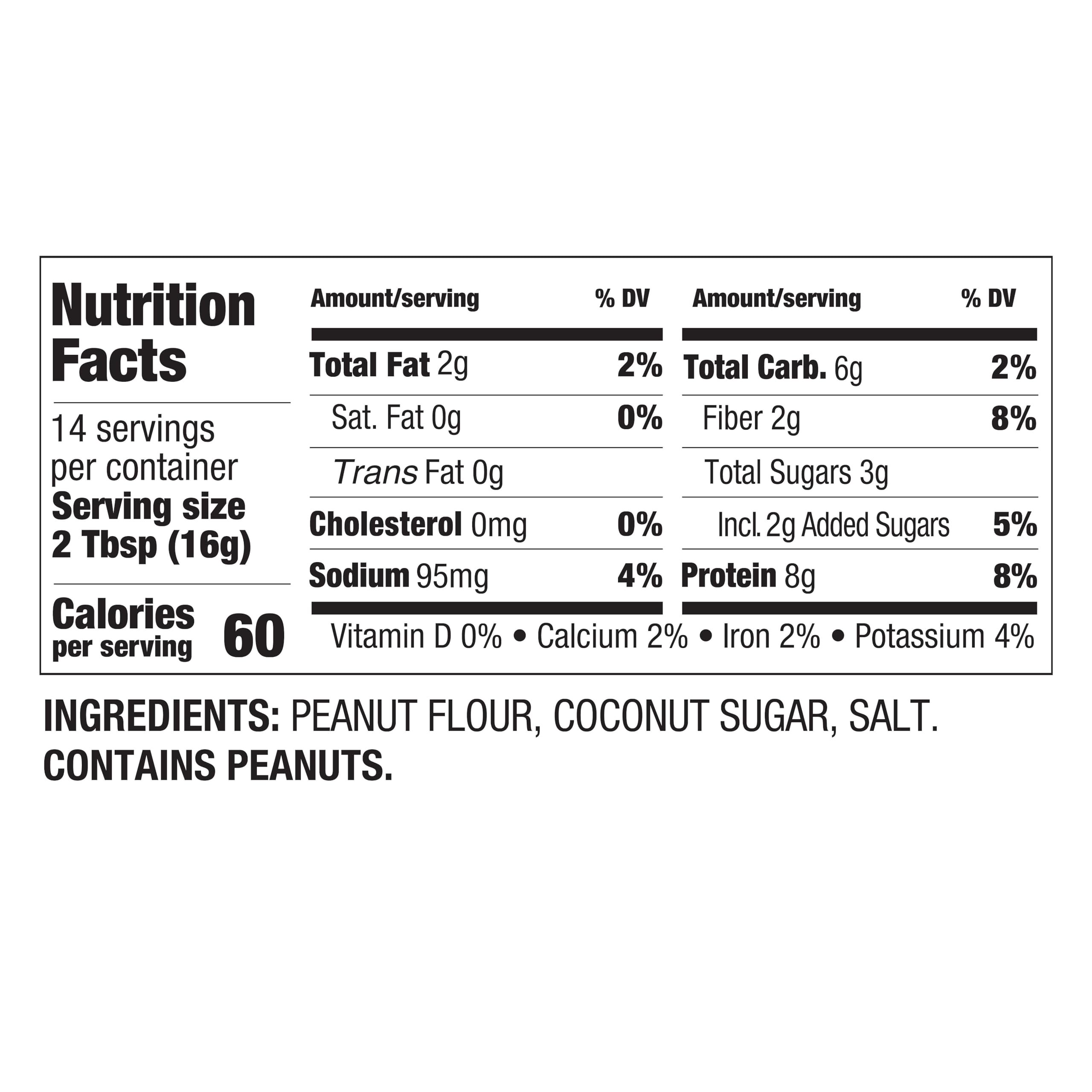 PBfit All-Natural Peanut Butter Powder, Powdered Peanut Spread From Real Roasted Pressed Peanuts, 8g of Protein 8% DV, 8 Ounce