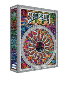 sagrada board game | family game for kids and adults | dice drafting and placement strategy game | ages 10+ | 1 to 4 players | by floodgate games