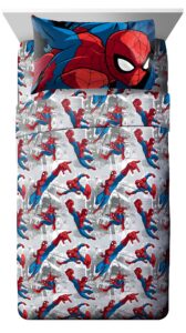 marvel spiderman burst twin 3 piece sheet set