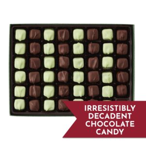 Fannie May, Milk Chocolate Candy, Mint Meltaways, 14 oz Gift Box